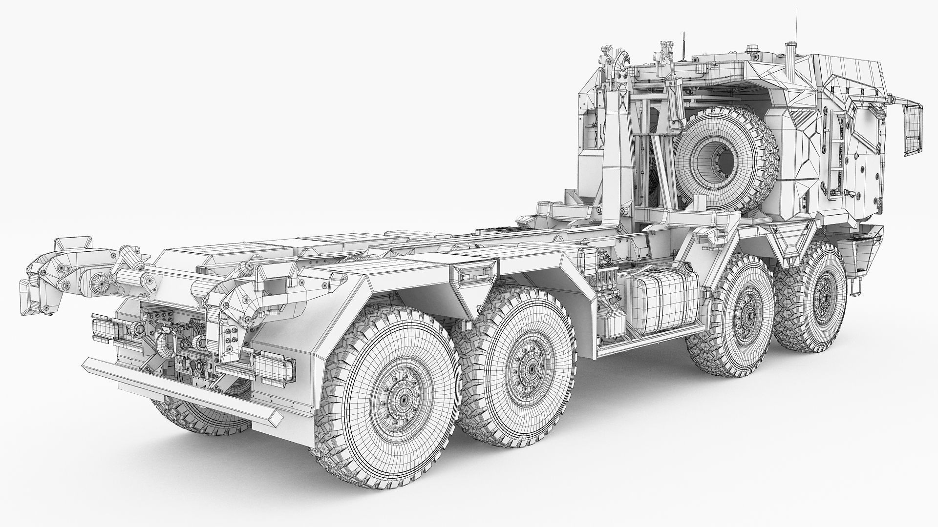 RMMV HX3 tactical military truck 8x8 3D model | CGTrader