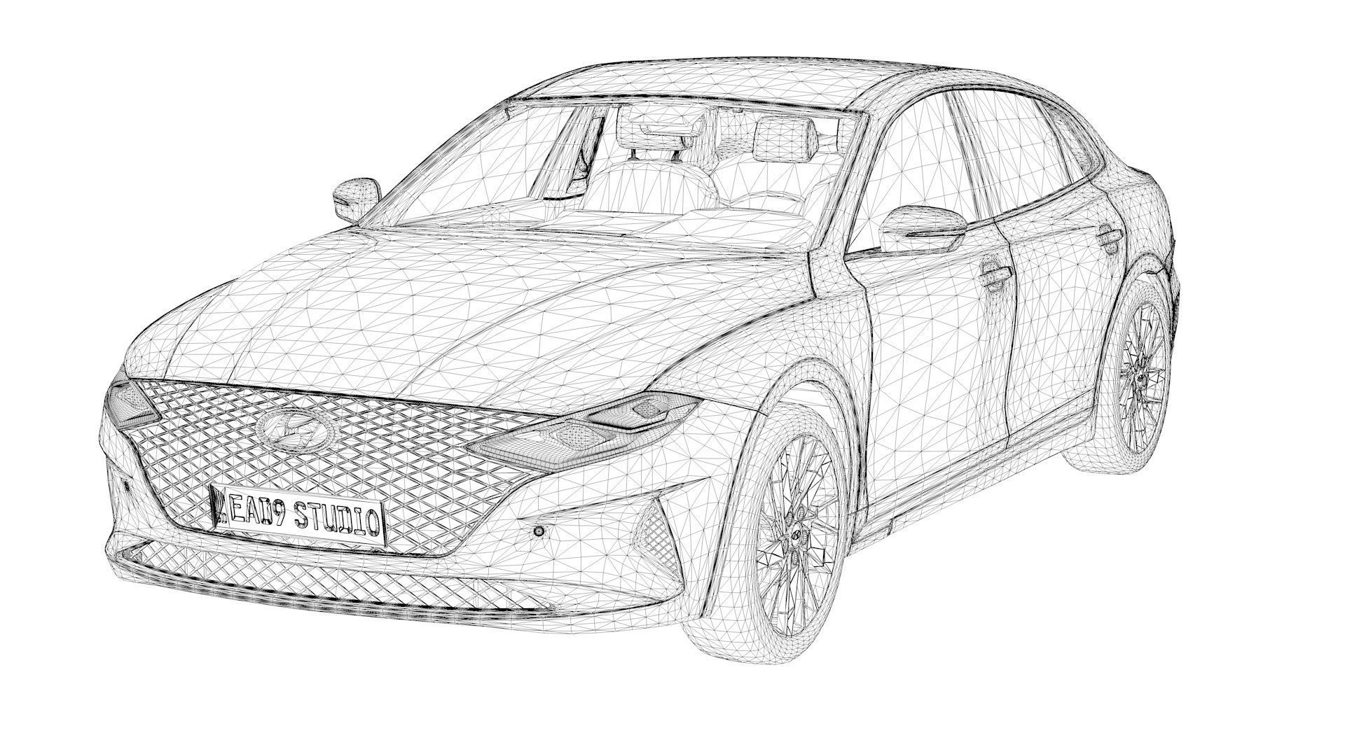 2023 Hyundai Grandeur-Azera 3D model | CGTrader