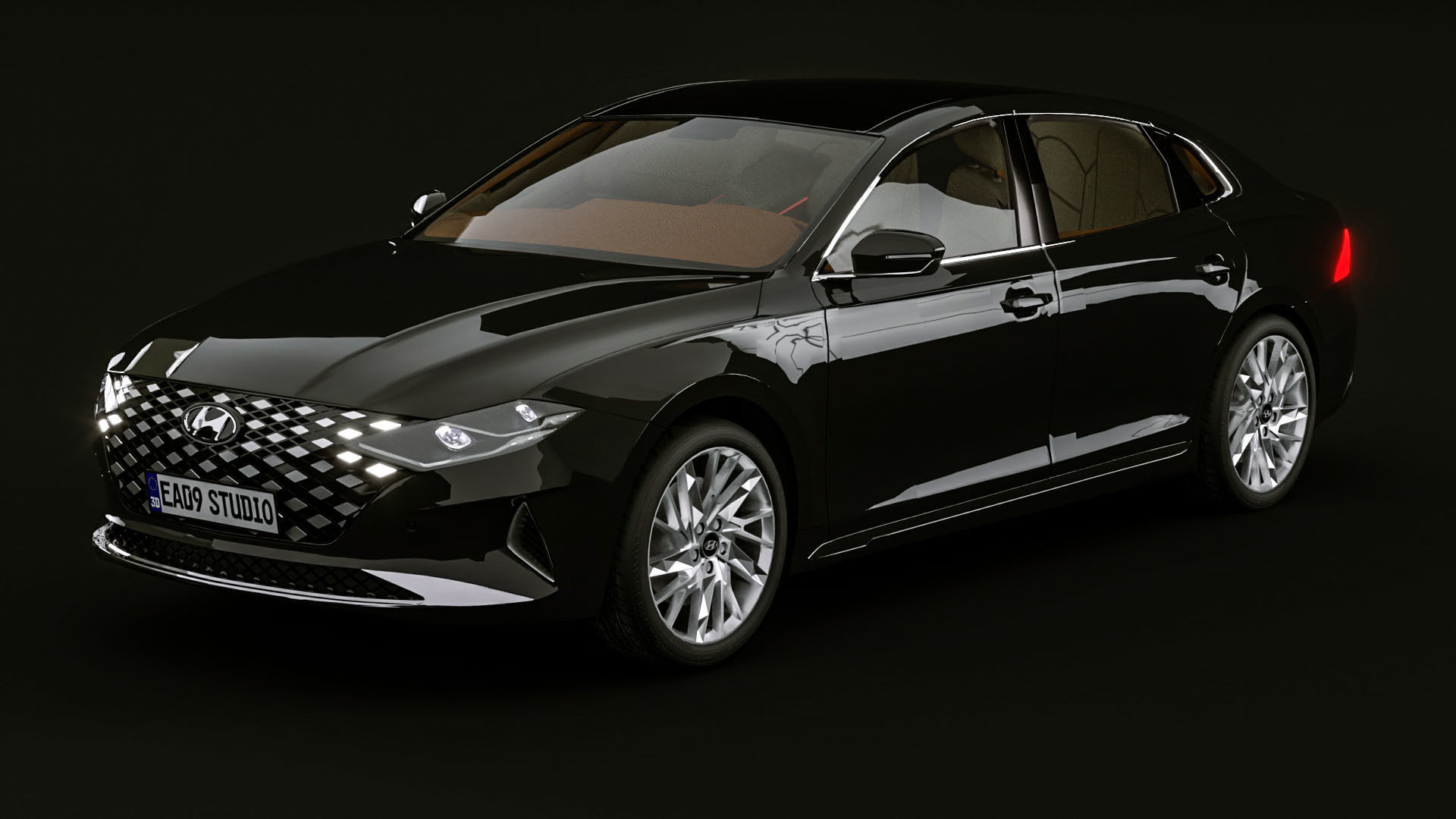2023 Hyundai Grandeur-Azera 3D model | CGTrader