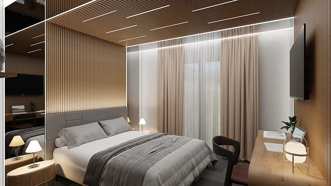 Modern Hotel Design 3D model | CGTrader