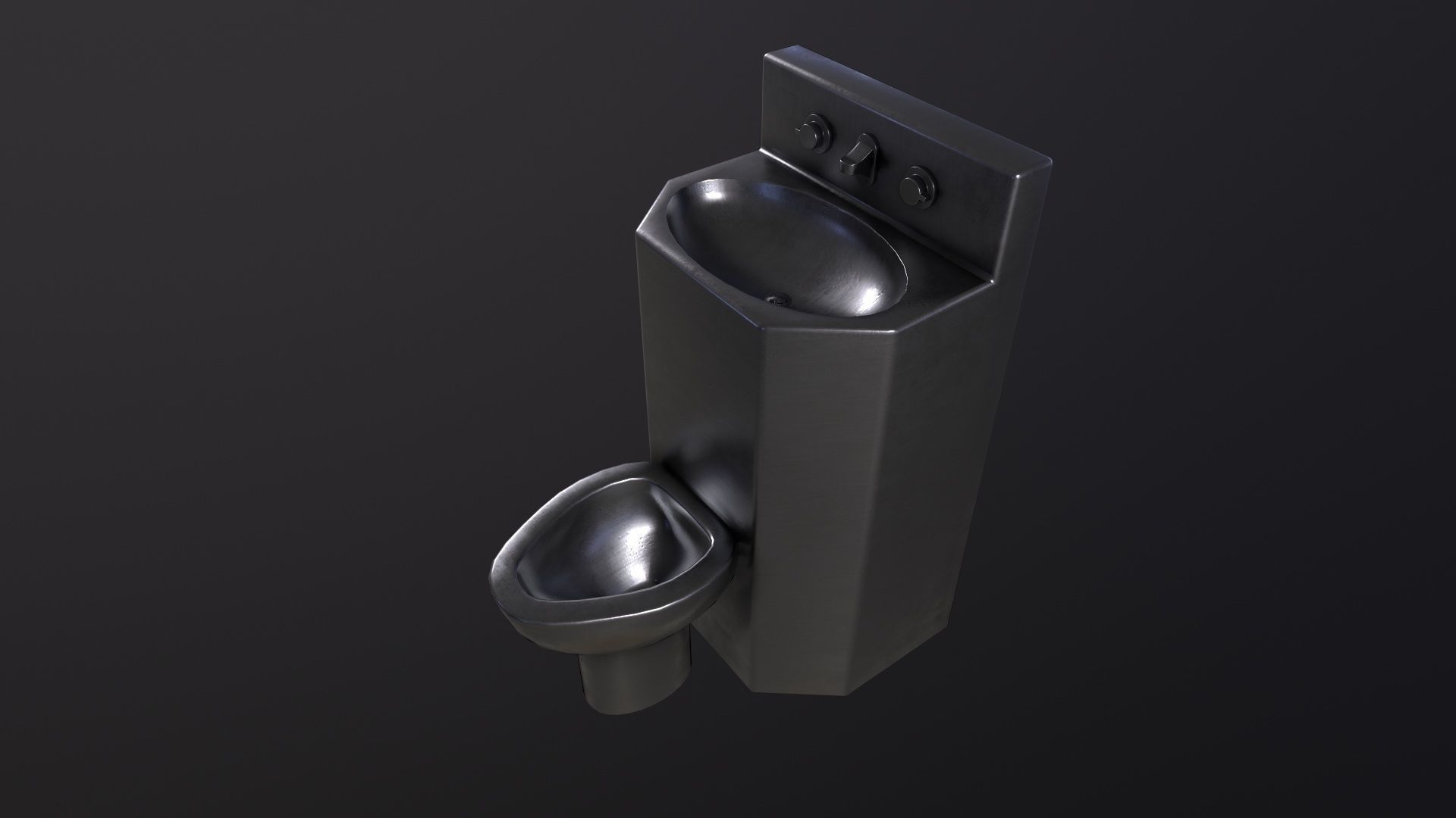 3D model Prison Toilet 3D Model VR / AR / low-poly | CGTrader