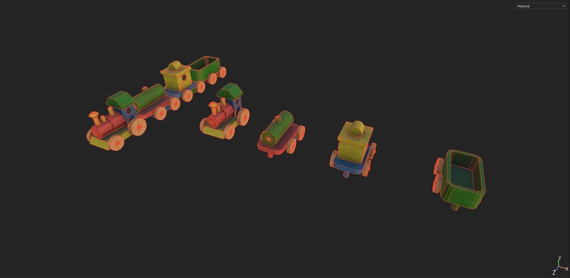 3D model Toys Props Pack VR / AR / low-poly | CGTrader