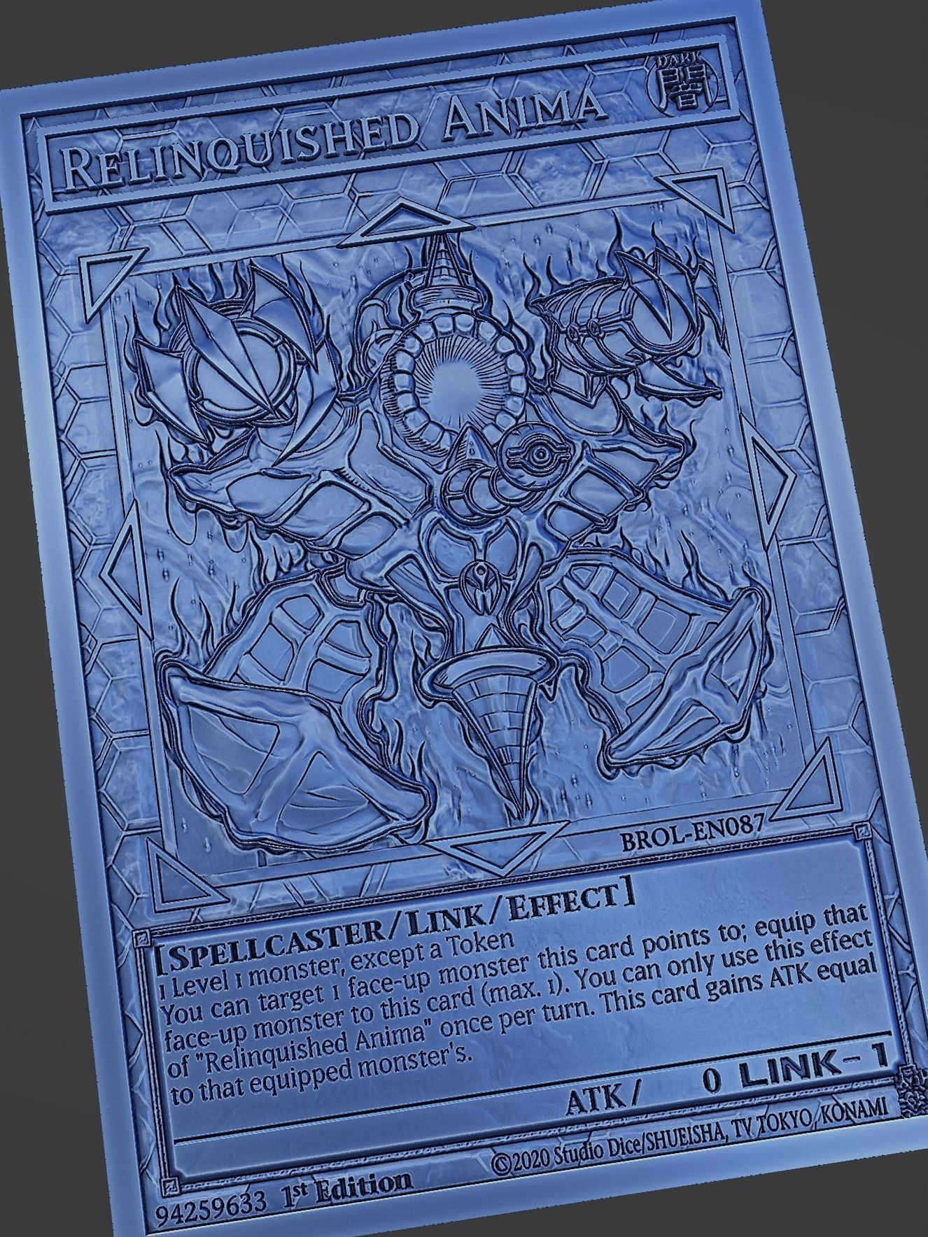 relinquished anima - yugioh 3D model 3D printable | CGTrader