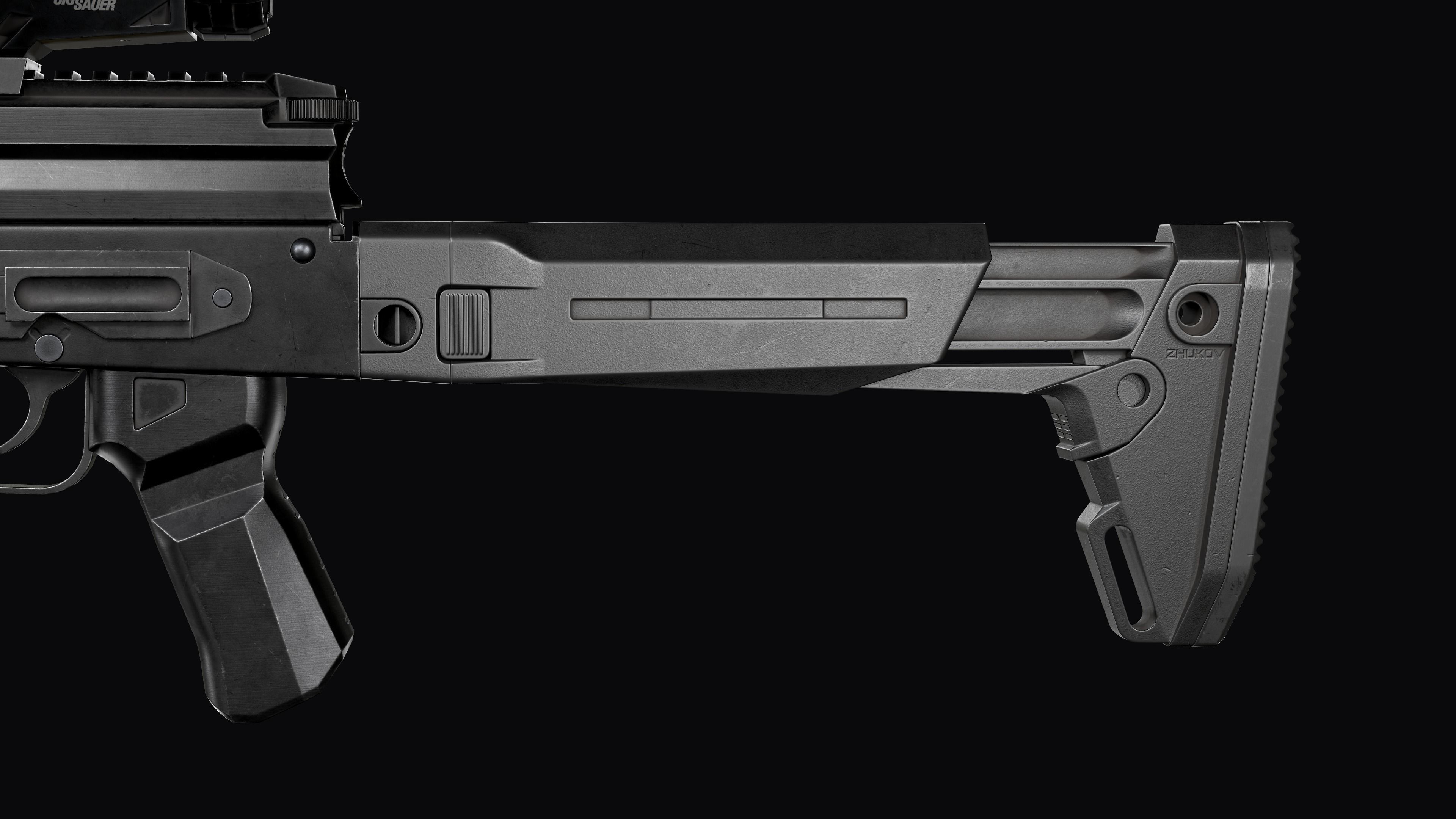 3D model Tactical modular assault rifle Rifle Dynamics 704 AK system VR ...