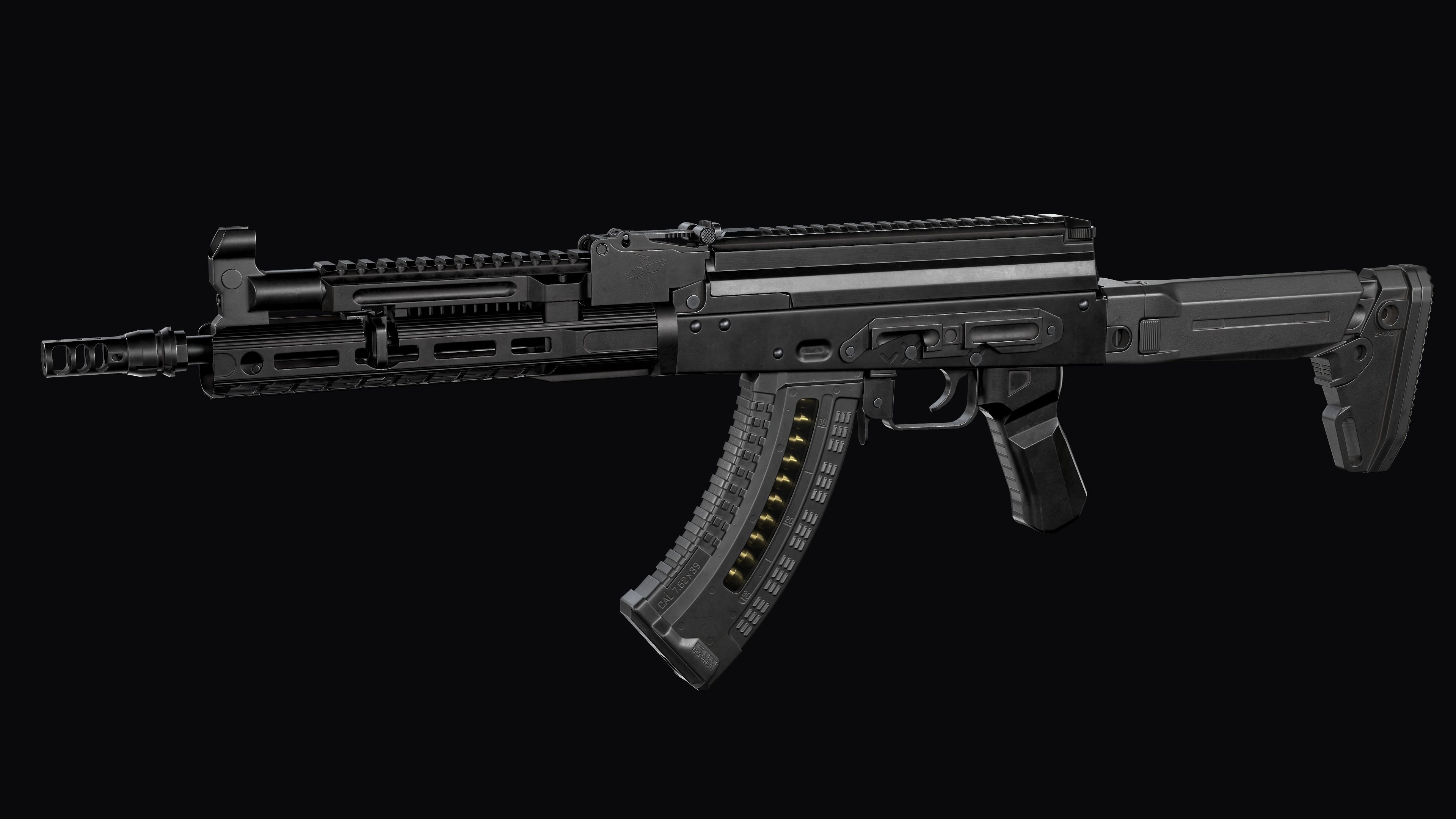 3D model Tactical modular assault rifle Rifle Dynamics 704 AK system VR / AR / low-poly | CGTrader