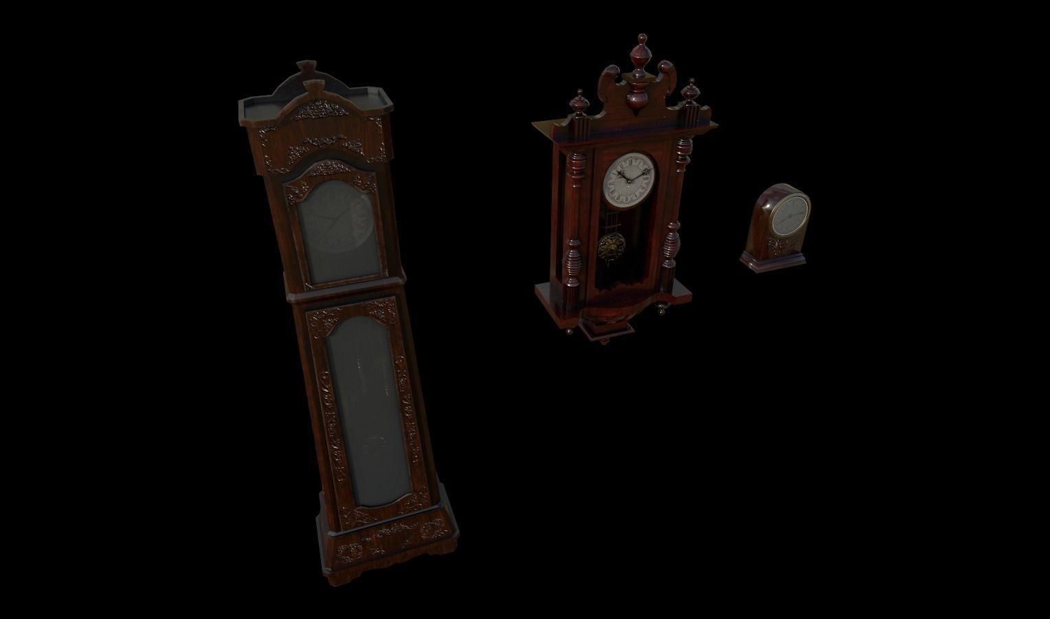 3D model Vintage Props Pack VR / AR / low-poly | CGTrader