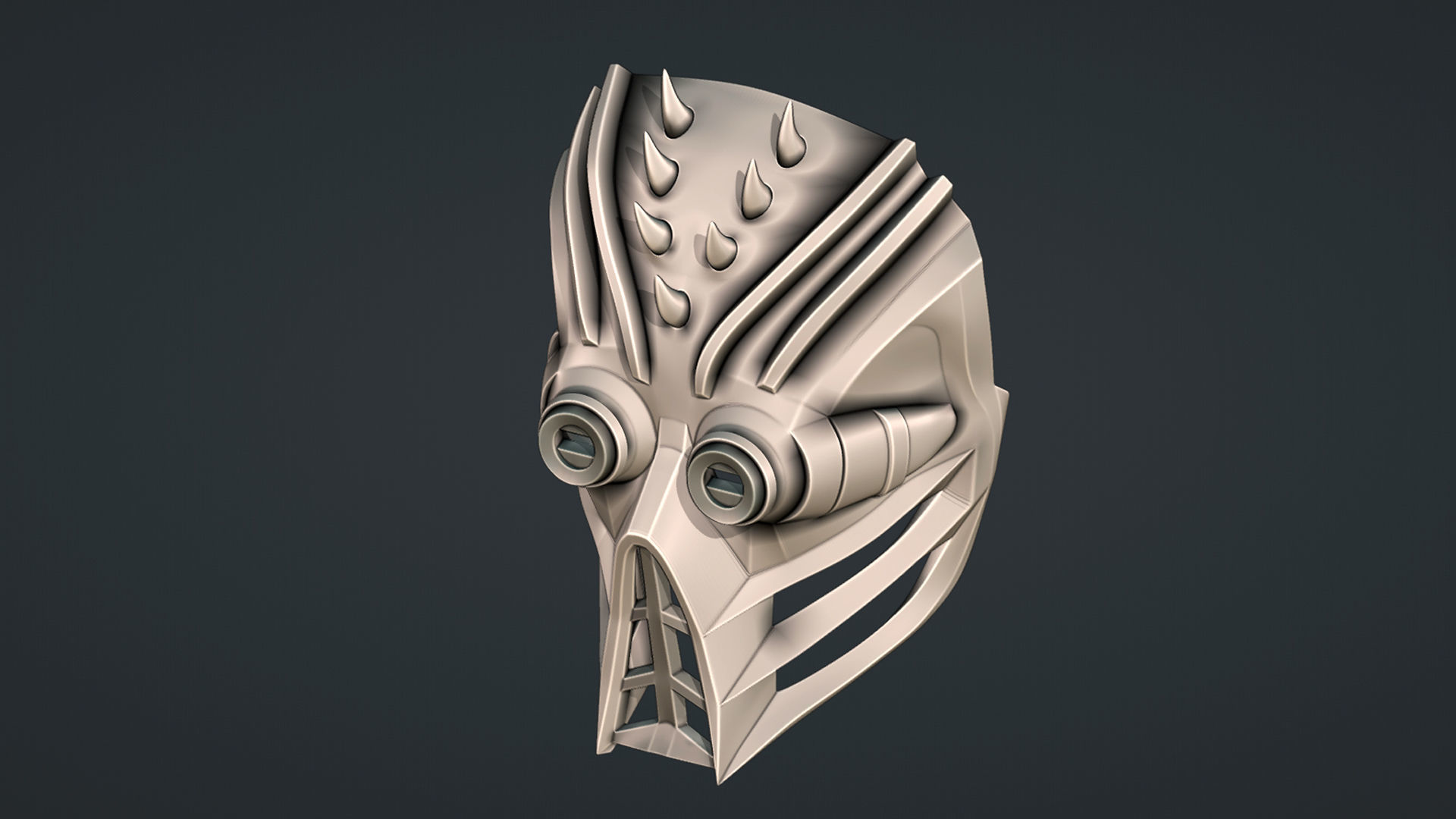 INSPIRED BY KABAL MASK FROM MORTAL KOMBAT 3D model 3D printable | CGTrader