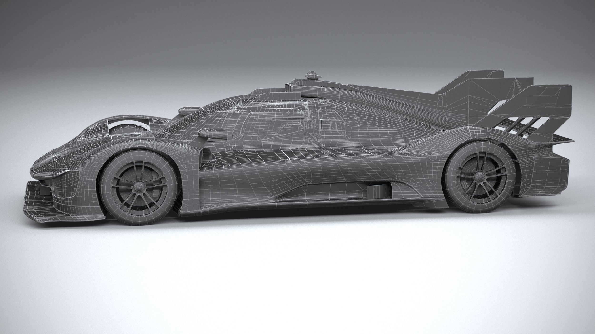 Ferrari 499P Racecar 2023 LowPoly 3D model | CGTrader