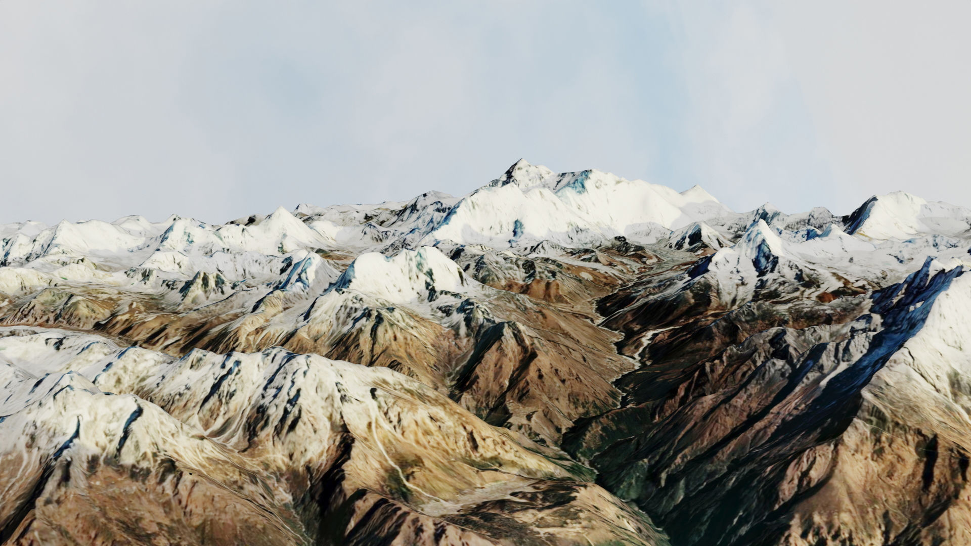 3D model Everest-Mountains VR / AR / low-poly | CGTrader