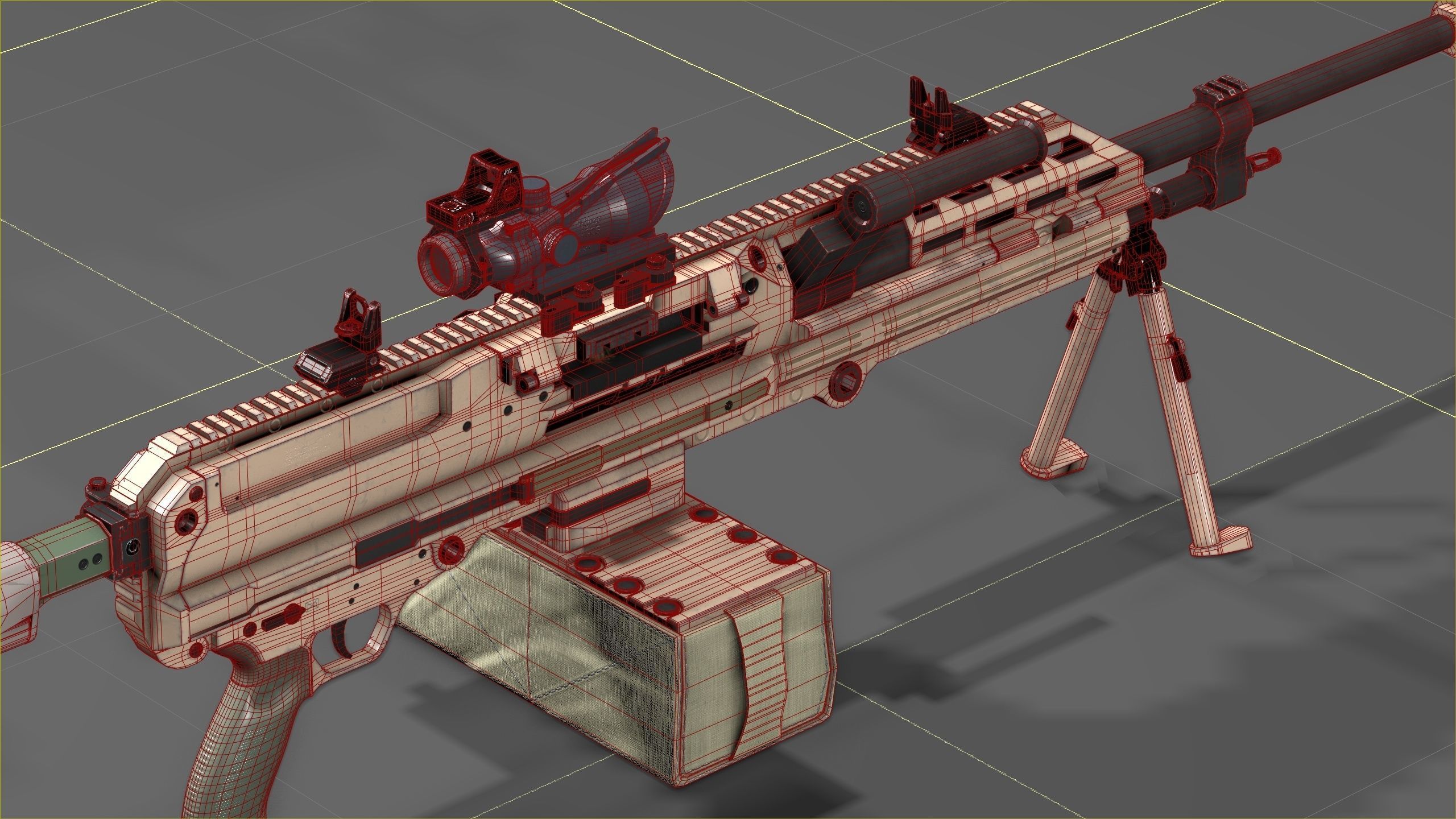 3D model SIG SAUER MG-338 VR / AR / low-poly | CGTrader