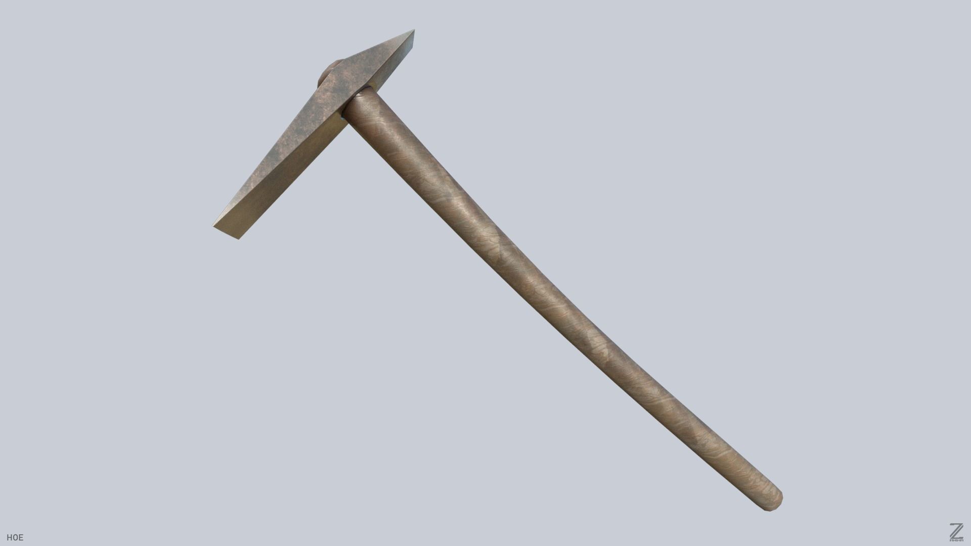 3D model Farm hoe VR / AR / low-poly | CGTrader