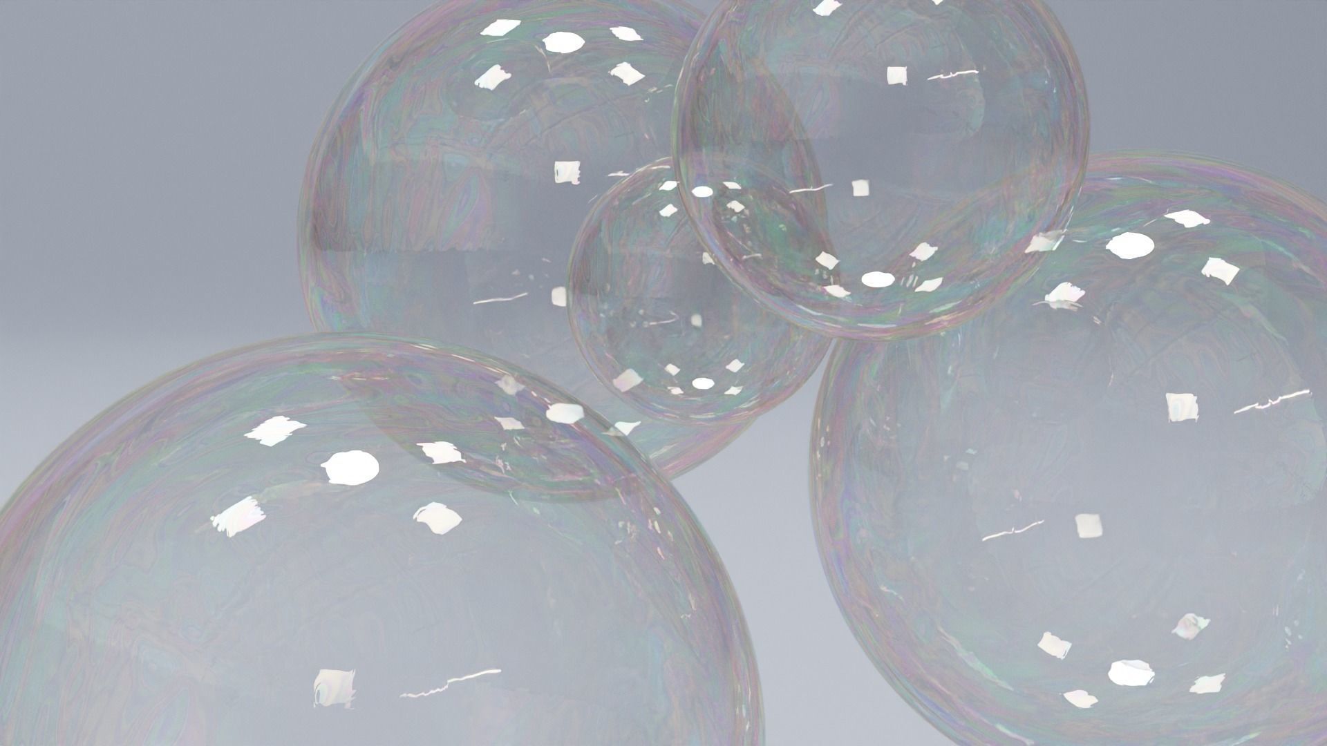 Blender Cycles - realistic iridescent soap bubbles Texture animated | CGTrader