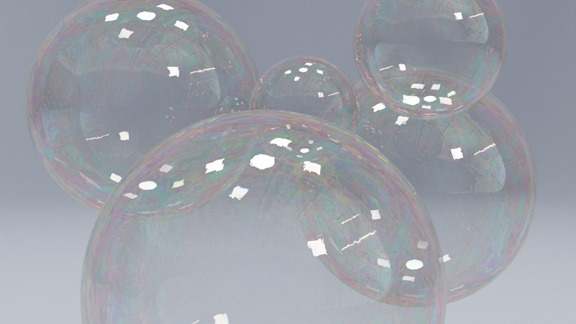 Blender Cycles - realistic iridescent soap bubbles Texture animated | CGTrader