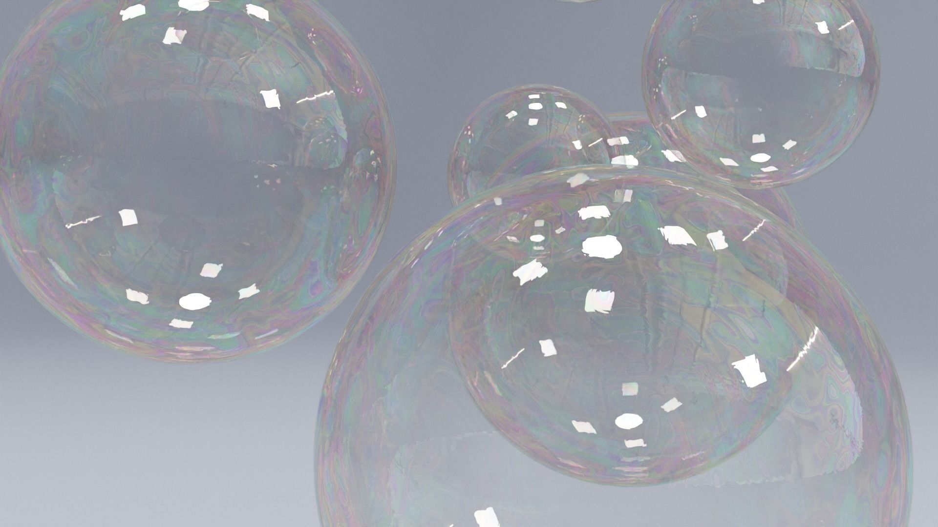 Blender Cycles - realistic iridescent soap bubbles Texture animated | CGTrader