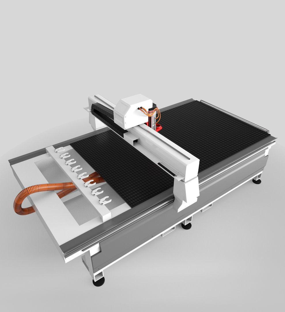 CNC Machine 3D model | CGTrader