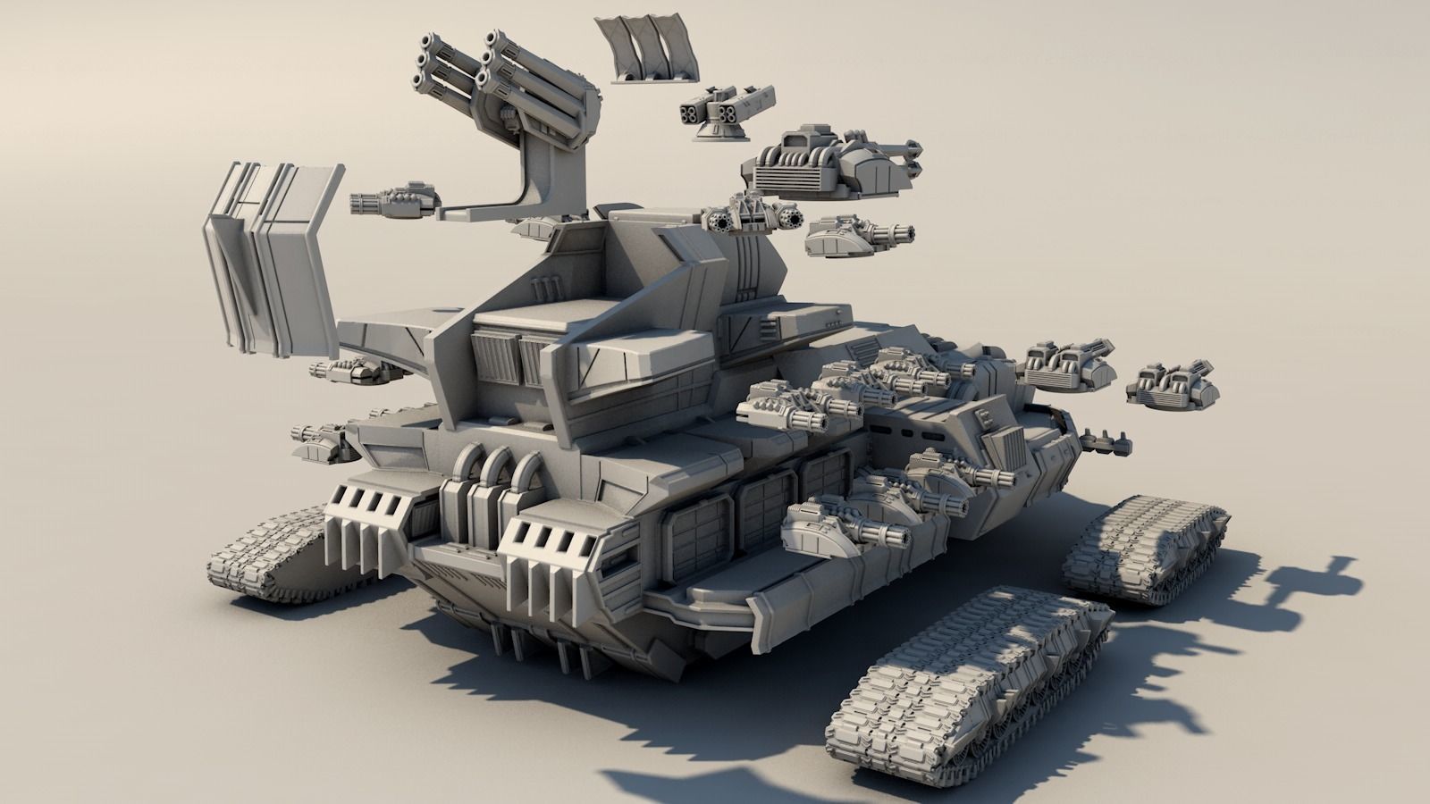Legendary tank 3D model 3D printable | CGTrader