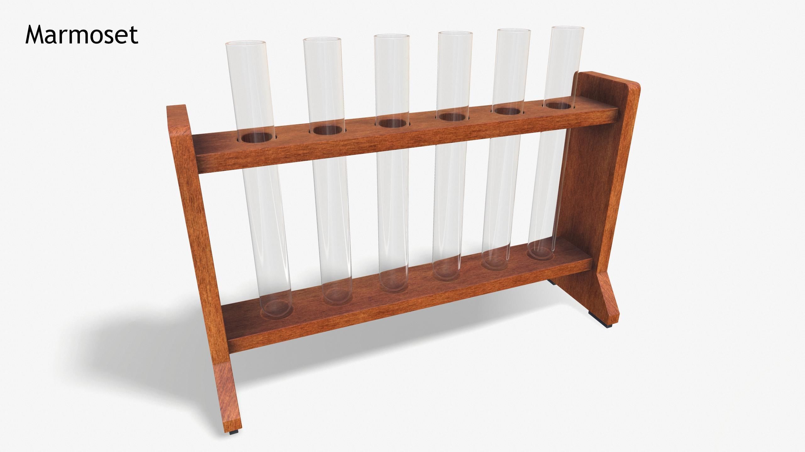 Test Tube Rack 3D model | CGTrader