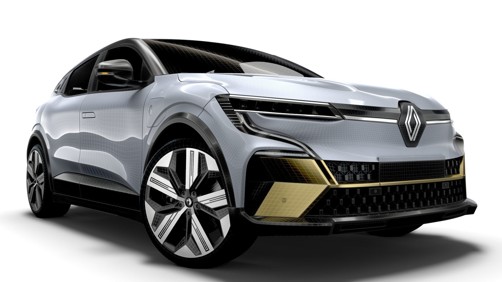 Renault Megane E Tech Iconic 2023 3D model | CGTrader