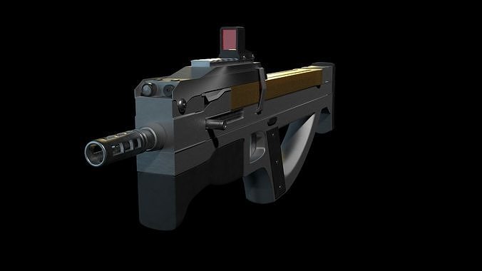 FEAR 2 Remake Fan Project FD-99 SMG 3D model | CGTrader