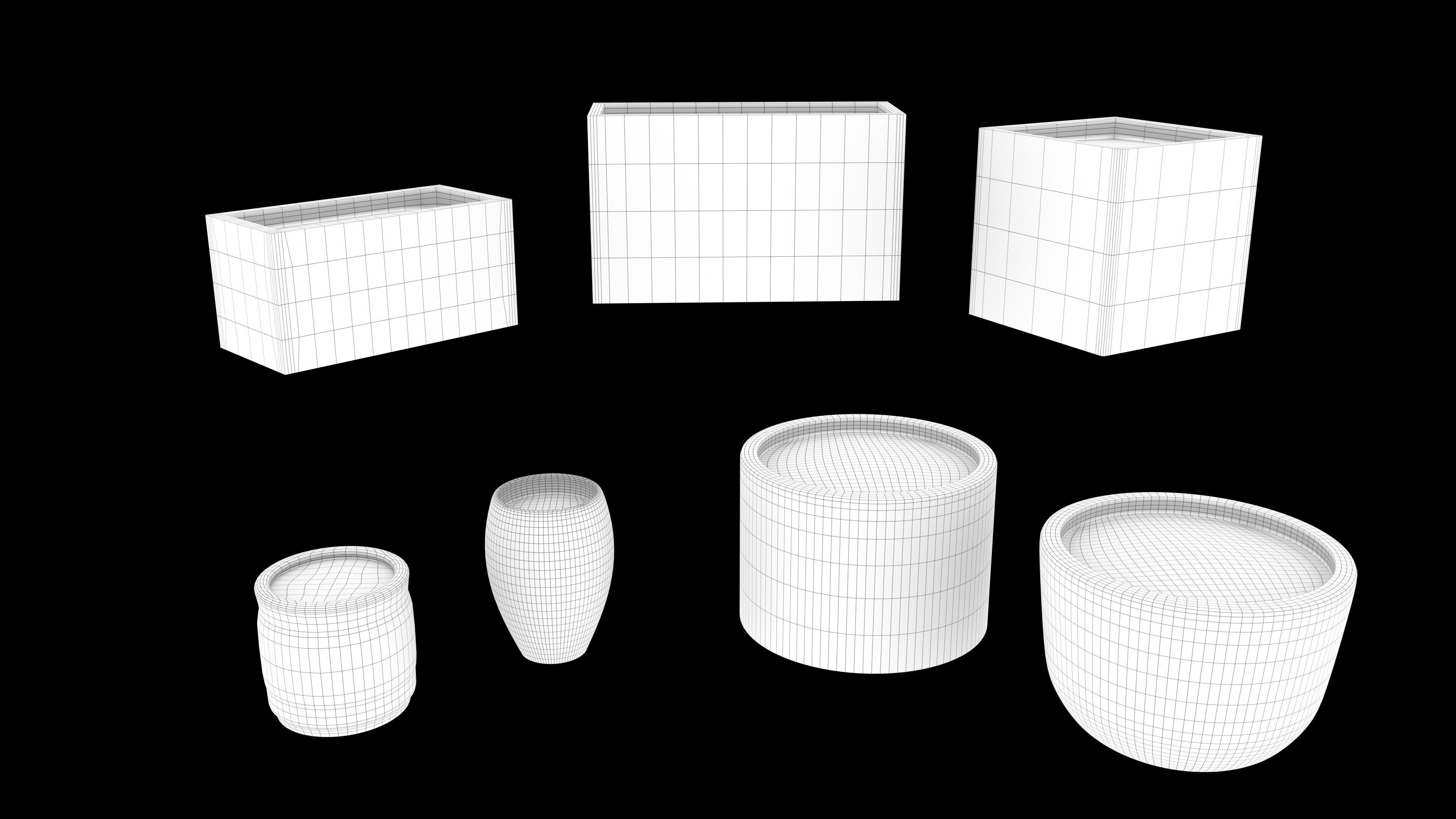 3D model Exterior City Prop Collection - FPS Cover Props VR / AR / low ...