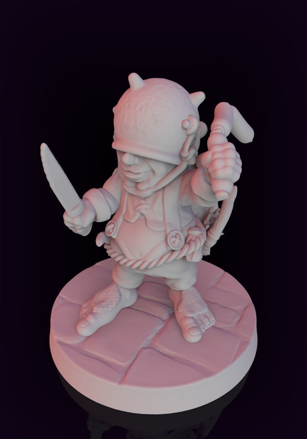 HALFLING COOK 3D model 3D printable | CGTrader