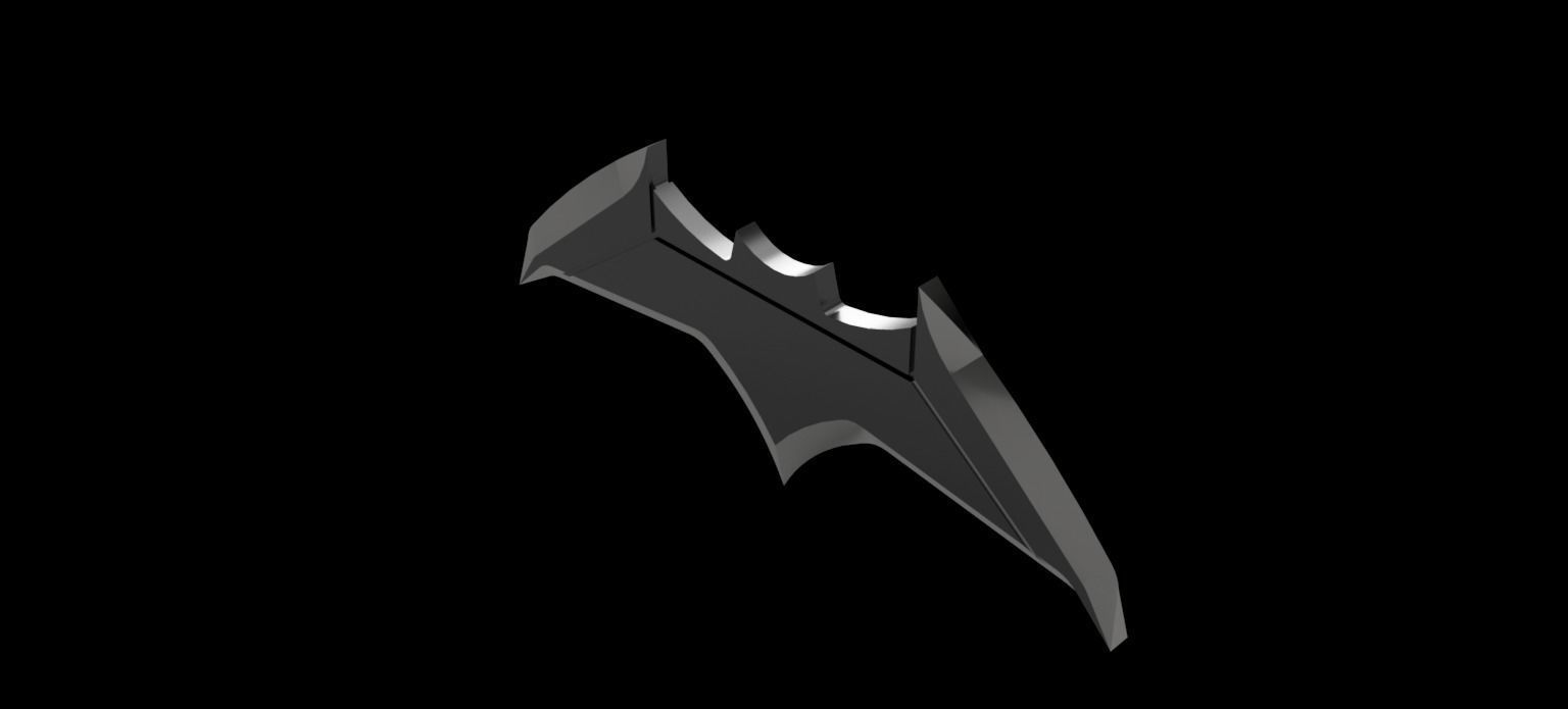 Batman Justice League - Batarang 3D model 3D printable | CGTrader