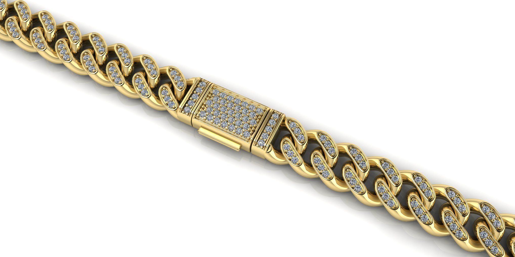 Cuban Link Chain 3D model 3D printable | CGTrader