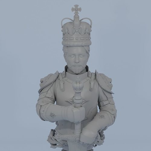 Chess King 3D model 3D printable | CGTrader