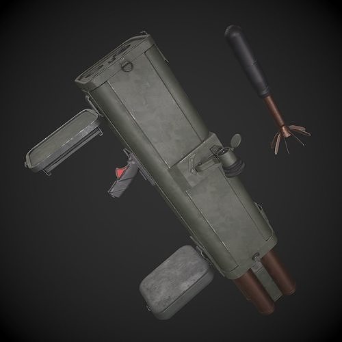 3D model M202 Flash VR / AR / low-poly | CGTrader