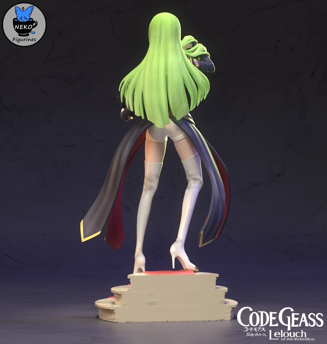 CC - Code-Geass Anime Figurine STL 3D model 3D printable | CGTrader