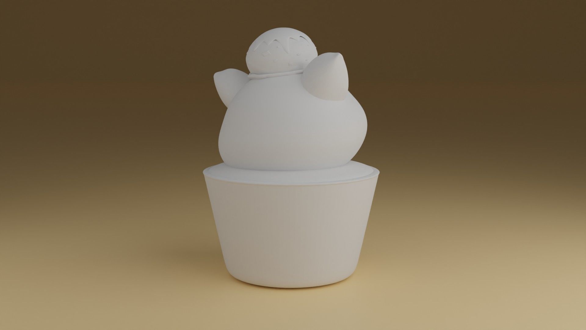 ice kitty 3D model 3D printable | CGTrader