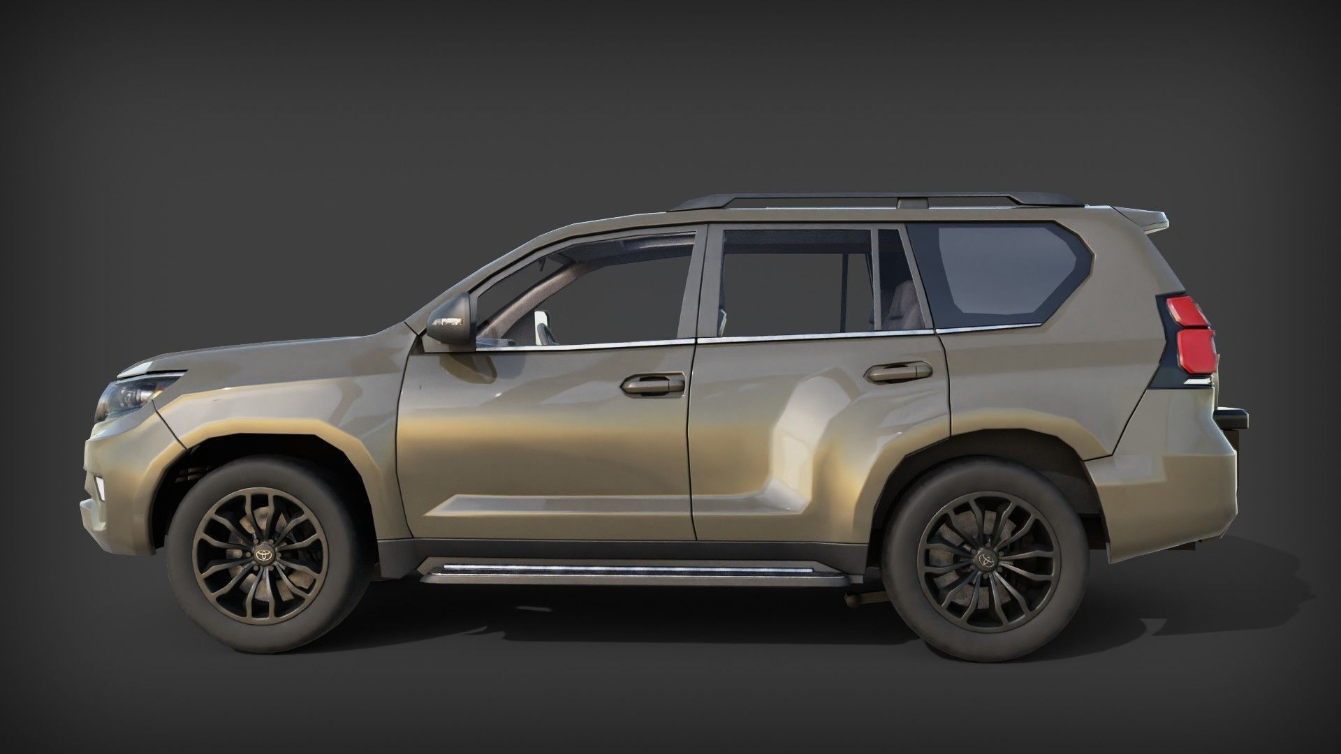 3D model toyota landcruiser prado VR / AR / low-poly | CGTrader