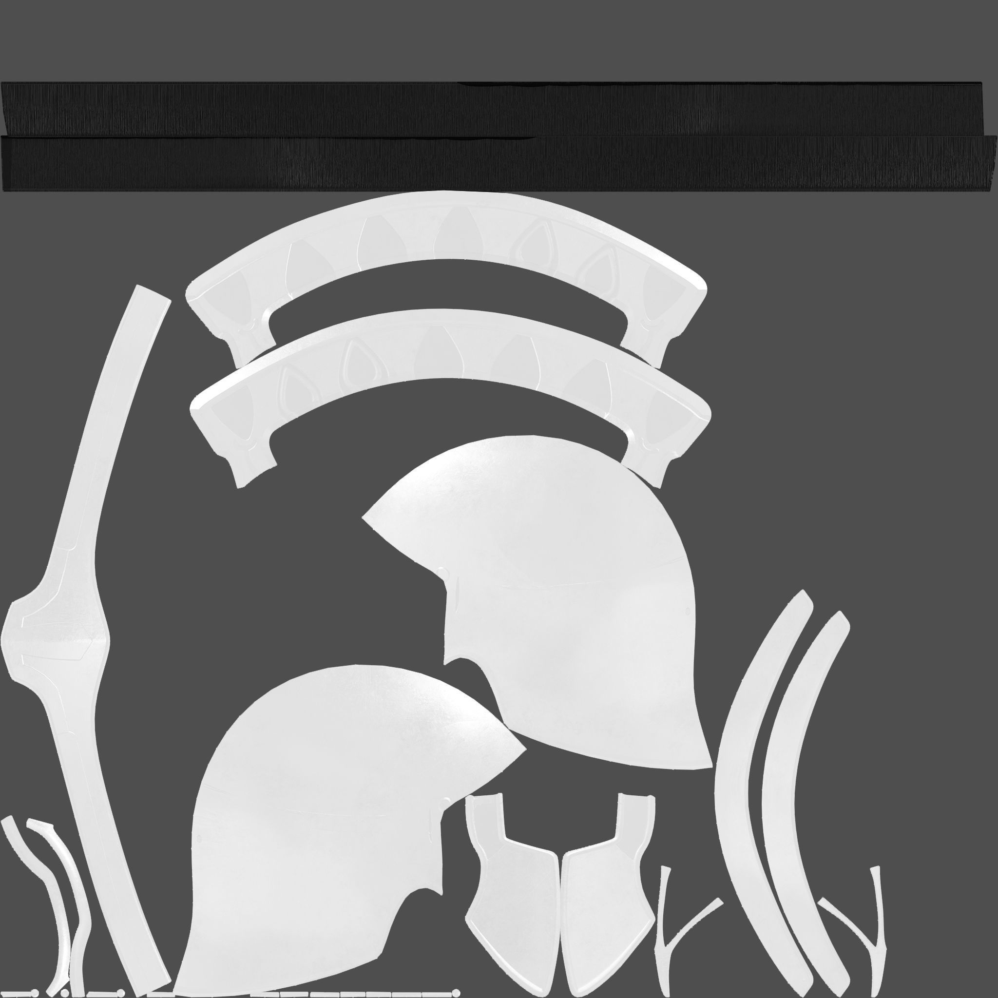 3D model Roman Soldier Horsehair Galea Helmet VR / AR / low-poly | CGTrader