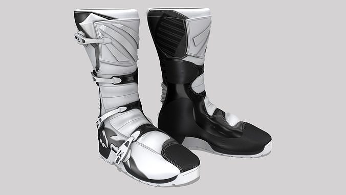 3D model Mens Motorcycle Boots VR / AR / low-poly | CGTrader