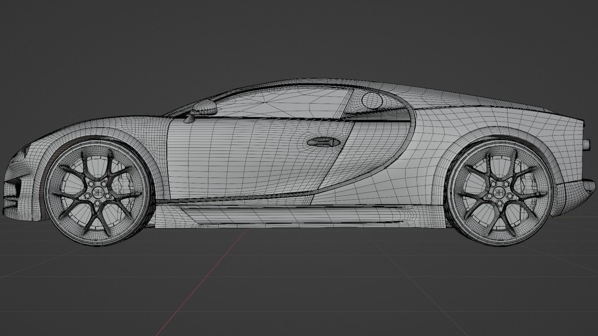 BUGATTI CHIRON CARBON FIBER 3D model | CGTrader