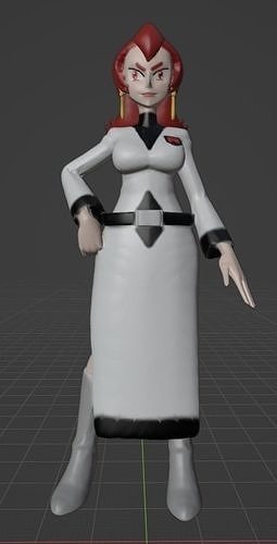 team rocket Ariana 3D model 3D printable | CGTrader