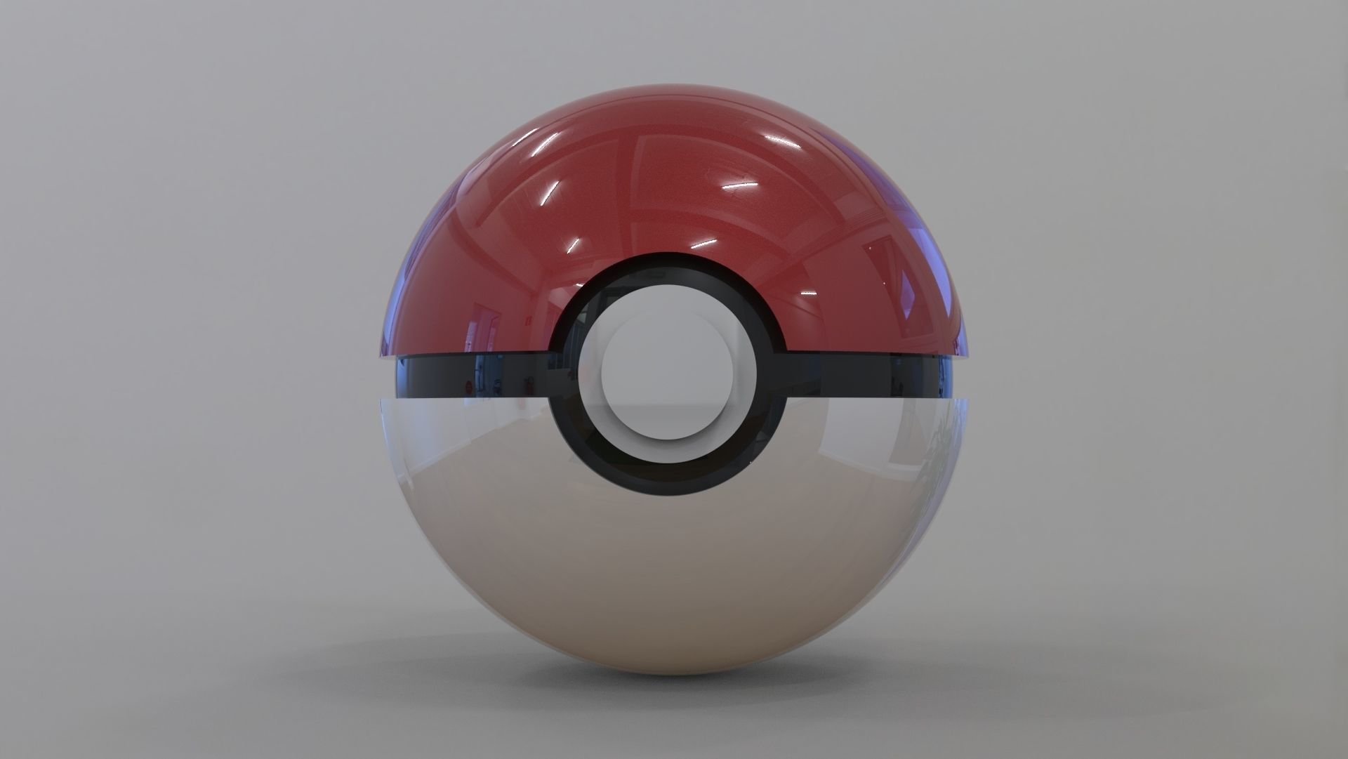 Pokeball 3D model 3D printable | CGTrader