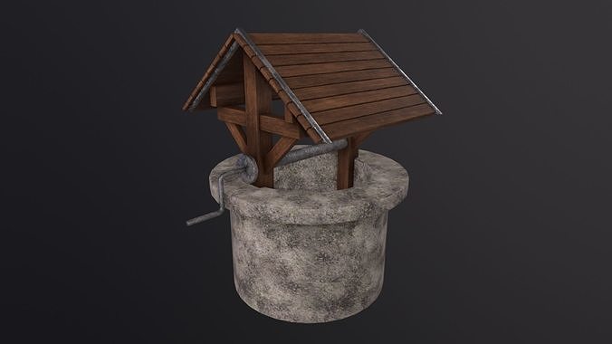 3D model Medieval Well 3D Model VR / AR / low-poly | CGTrader
