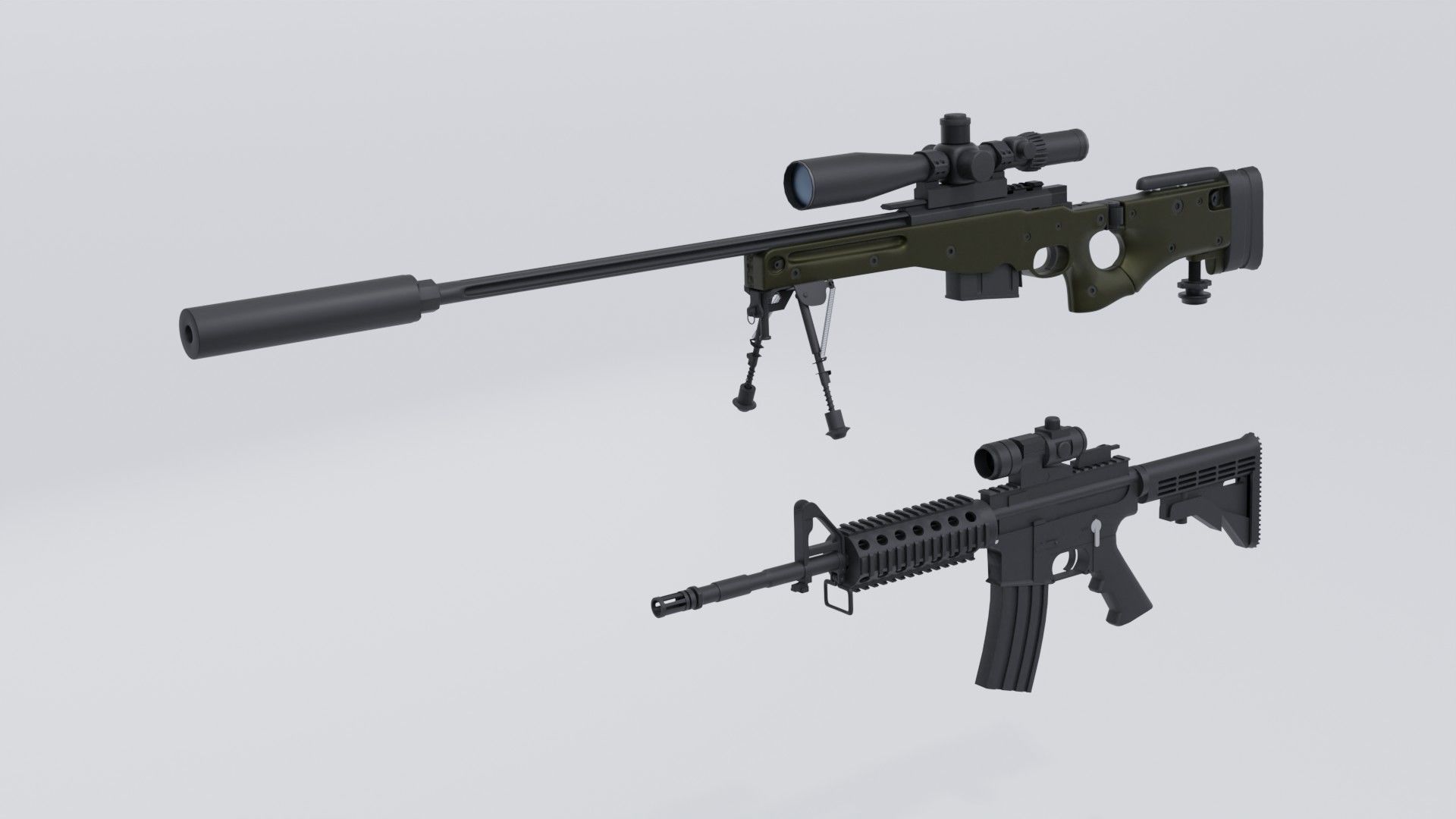 Weapon Pack 3D model | CGTrader