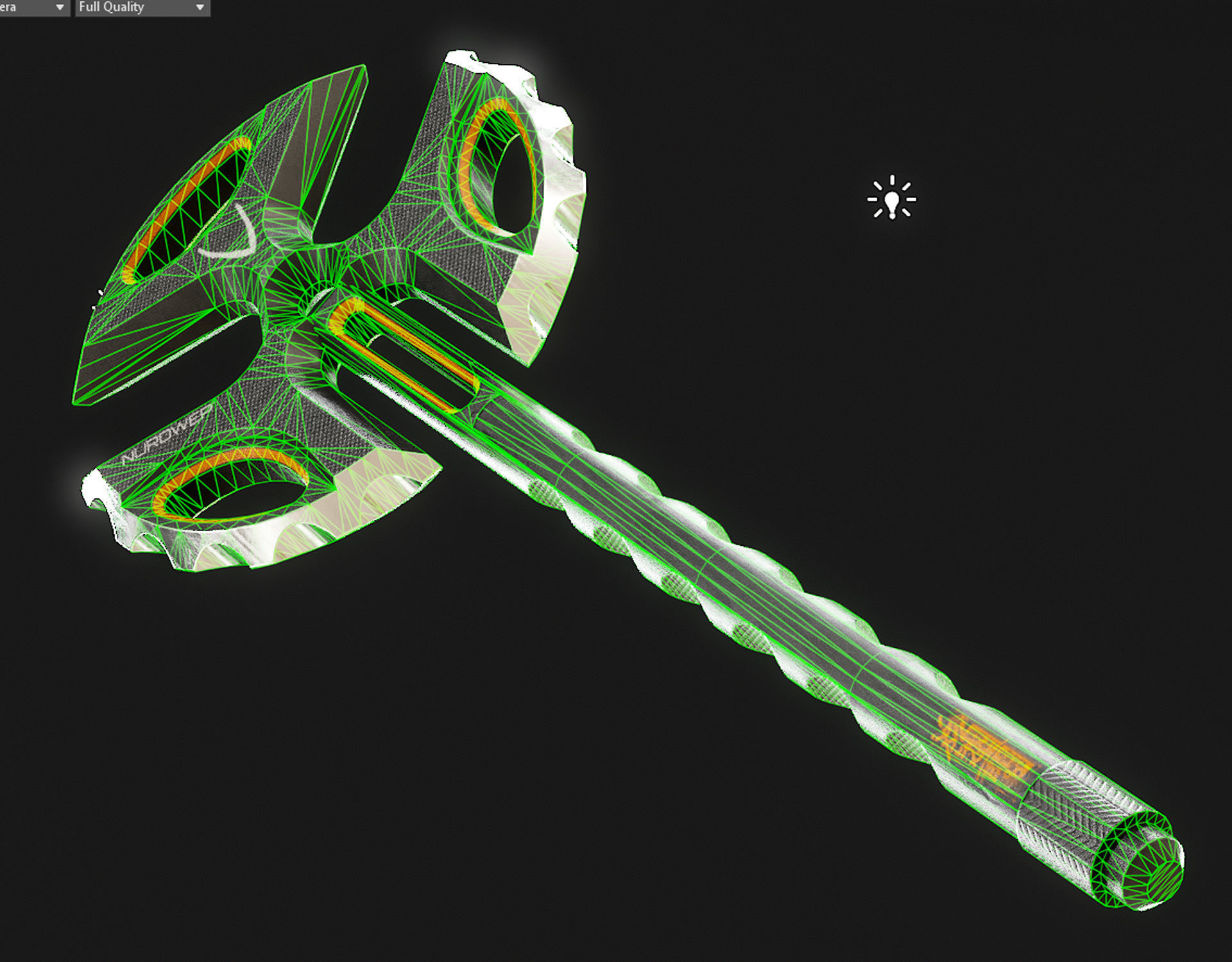 3D model Ultimate Axe Weapon PBR VR / AR / low-poly | CGTrader