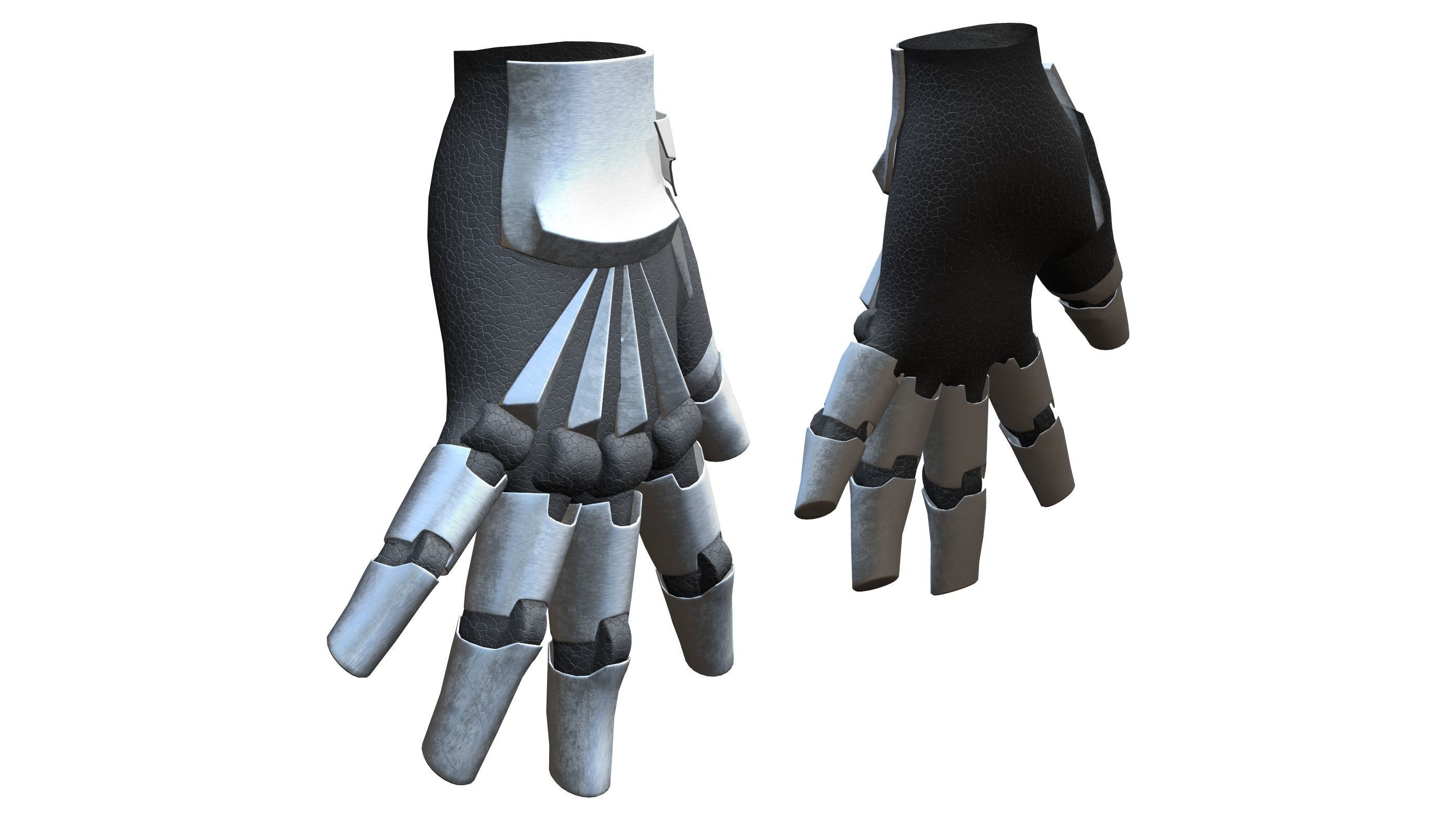3D model Sci-fi Robotic Gloves VR / AR / low-poly | CGTrader