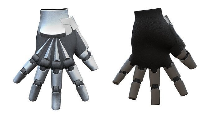 3D model Sci-fi Robotic Gloves VR / AR / low-poly | CGTrader