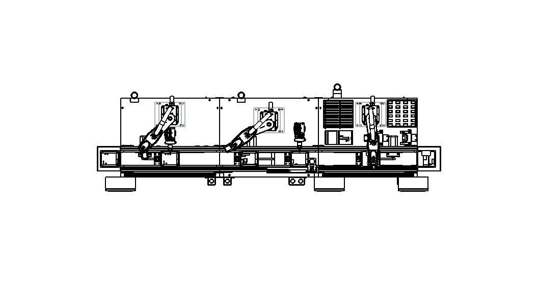 Assembly Line of Power Inverter 3D model rigged | CGTrader