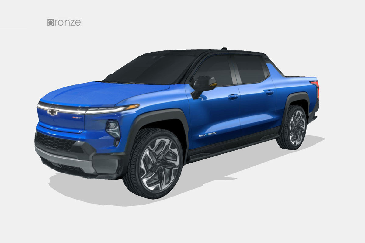 3D model Chevrolet Silverado EV RST 2024 VR / AR / low-poly | CGTrader