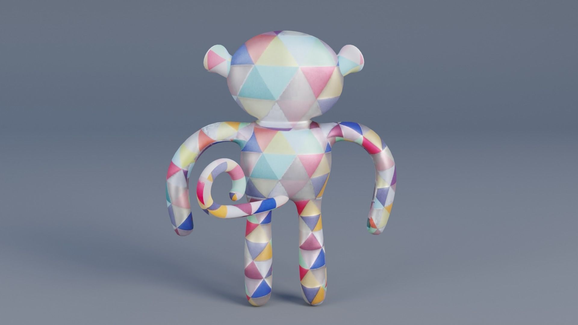 3D model Monkey Toy VR / AR / low-poly | CGTrader