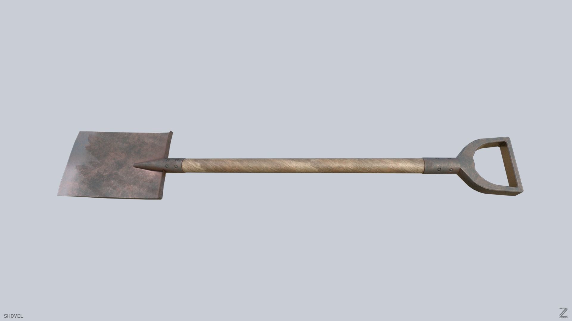 3D model Farm shovel VR / AR / low-poly | CGTrader