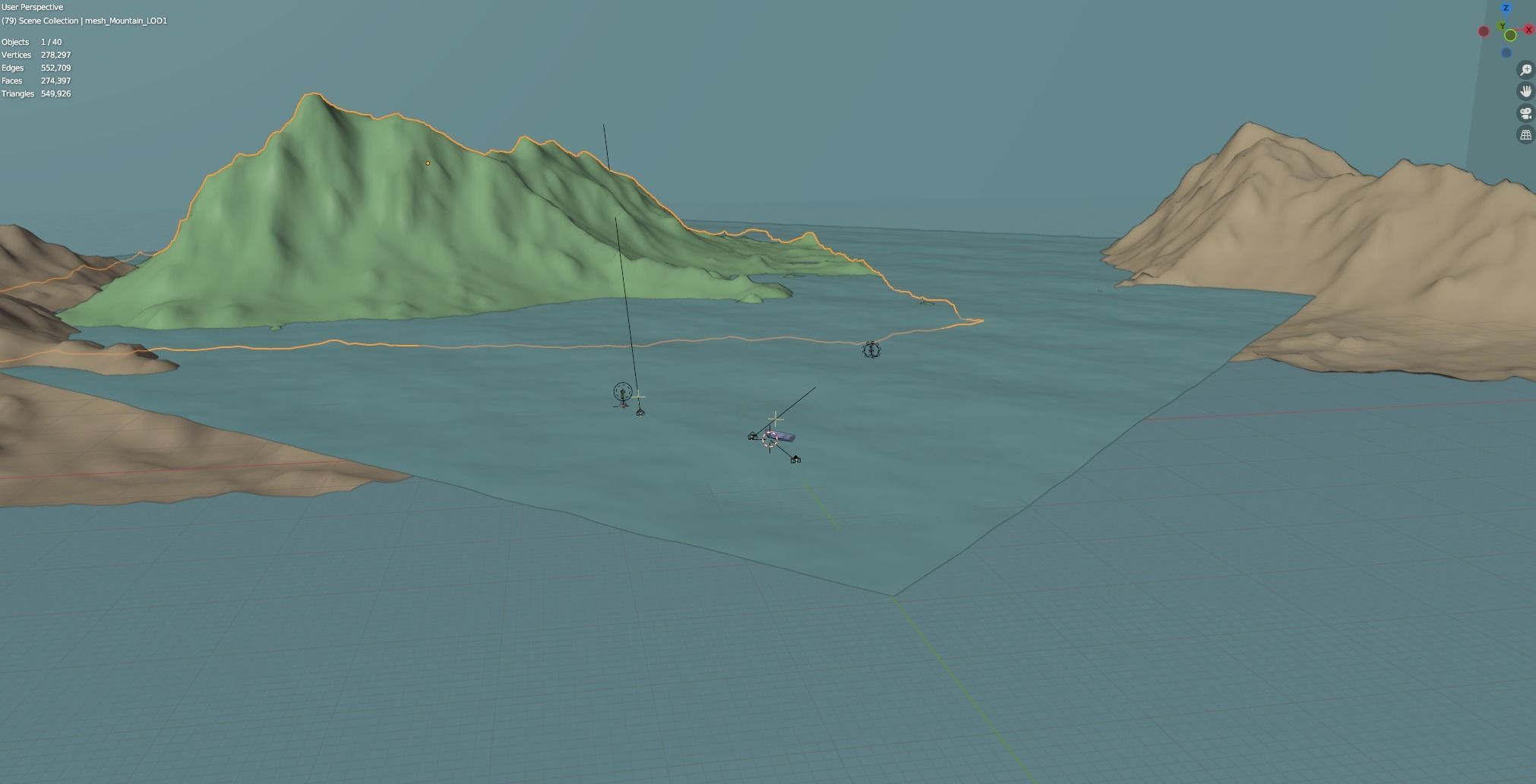 Sunset On The Harbor 3D model | CGTrader