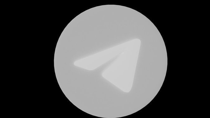 Telegram 3D model | CGTrader