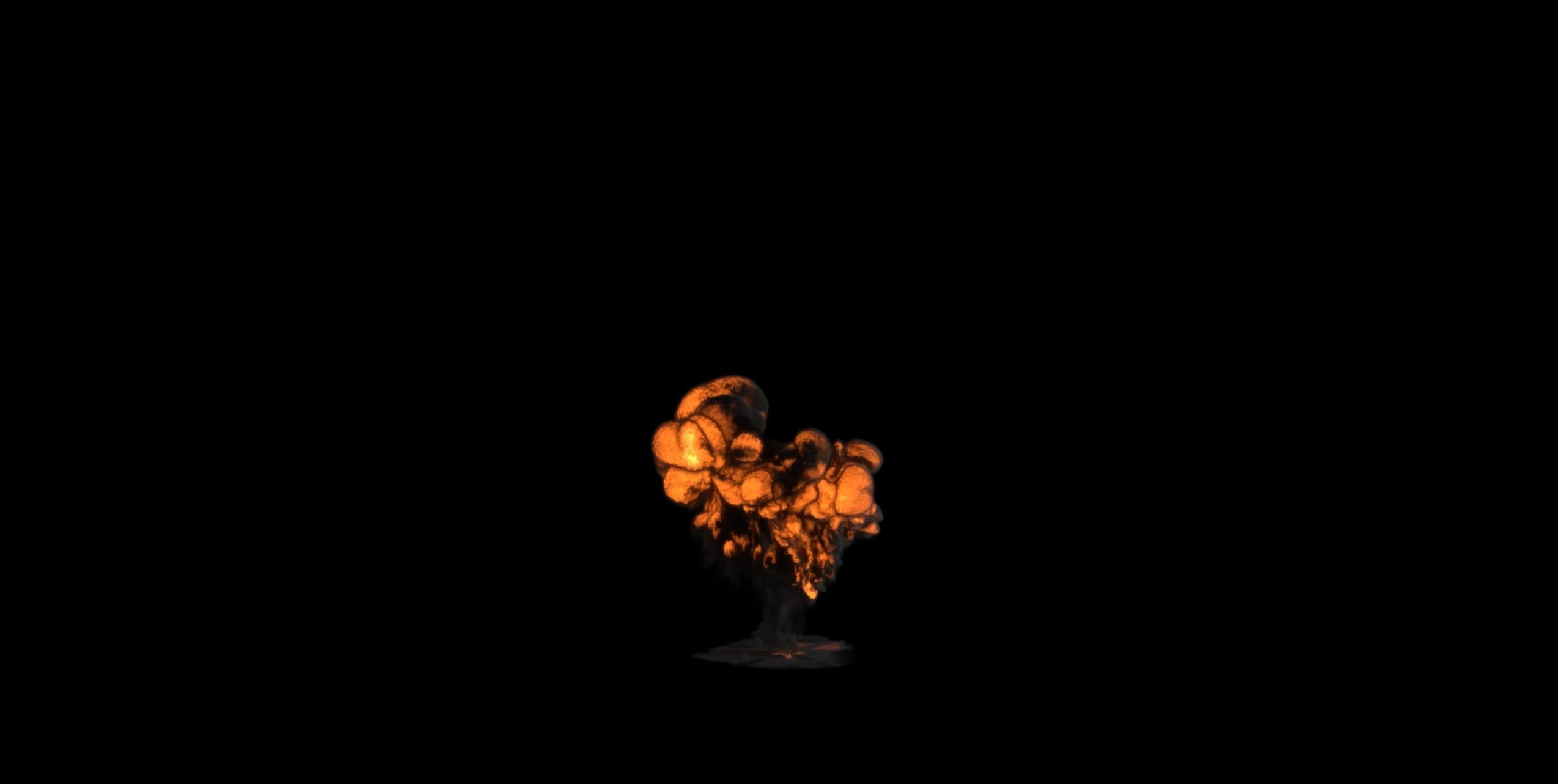 Simple Explosion 3D model animated | CGTrader