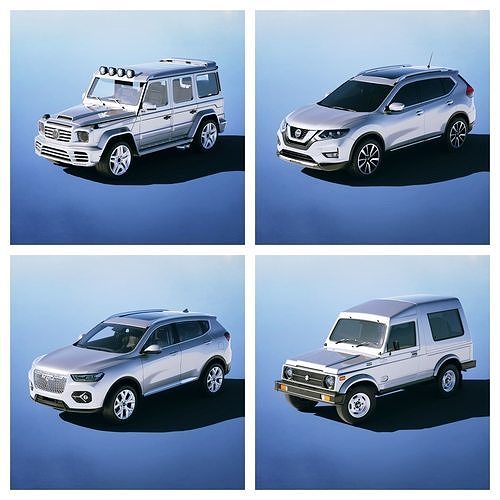 SUV Cars Collection VOL2 VR / AR / low-poly | CGTrader
